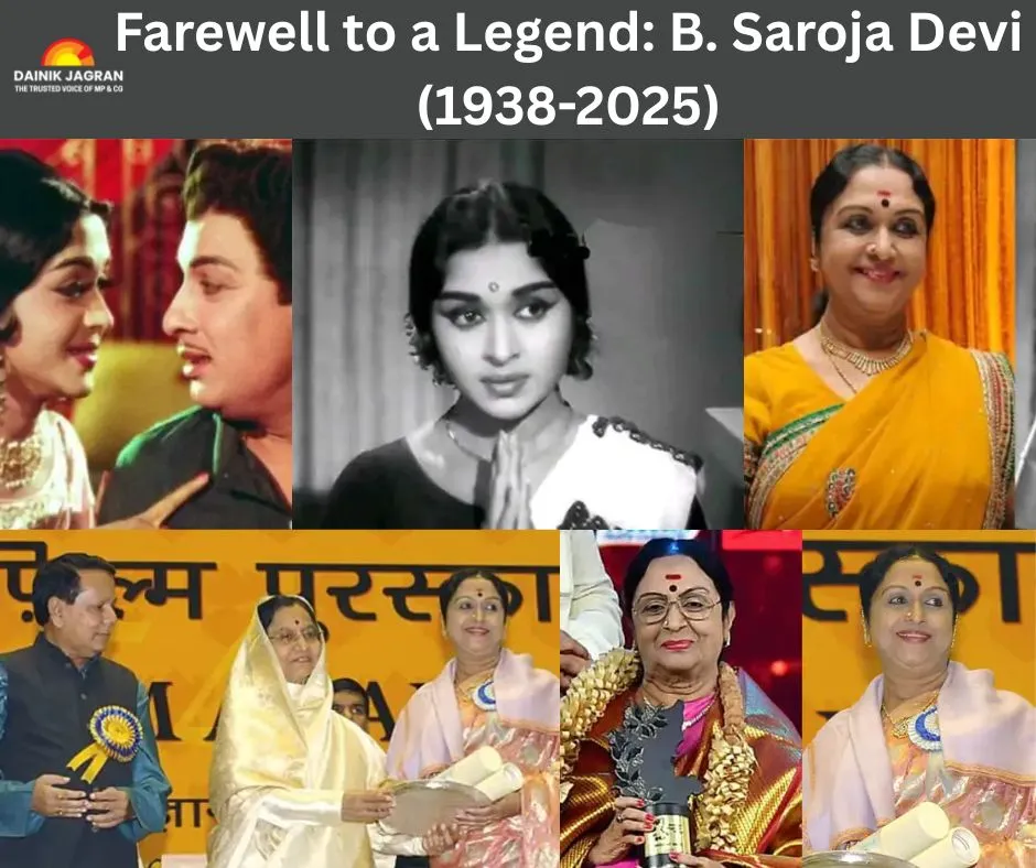 Veteran Actress B. Saroja Devi Passes Away at 87, Leaving Behind a ...
