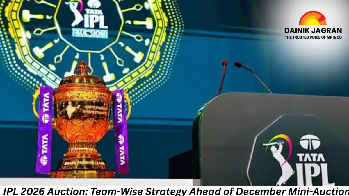 IPL 2026 Auction: Team-Wise Strategy Ahead of December Mini-Auction ...