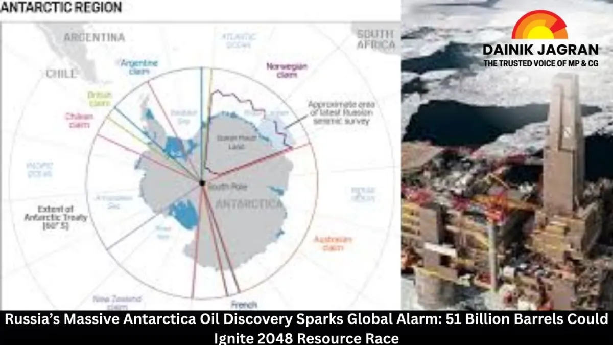 Russia’s Massive Antarctica Oil Discovery Sparks Global Alarm: 51 ...