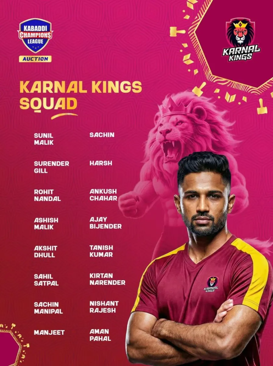 Karnal Kings Assemble a Stellar Squad at KCL Auction - Dainik Jagran ...