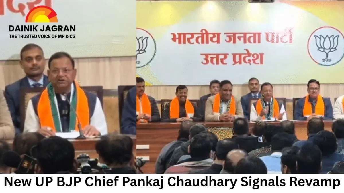 New UP BJP Chief Pankaj Chaudhary Signals Revamp, Slams SP's 'Family ...