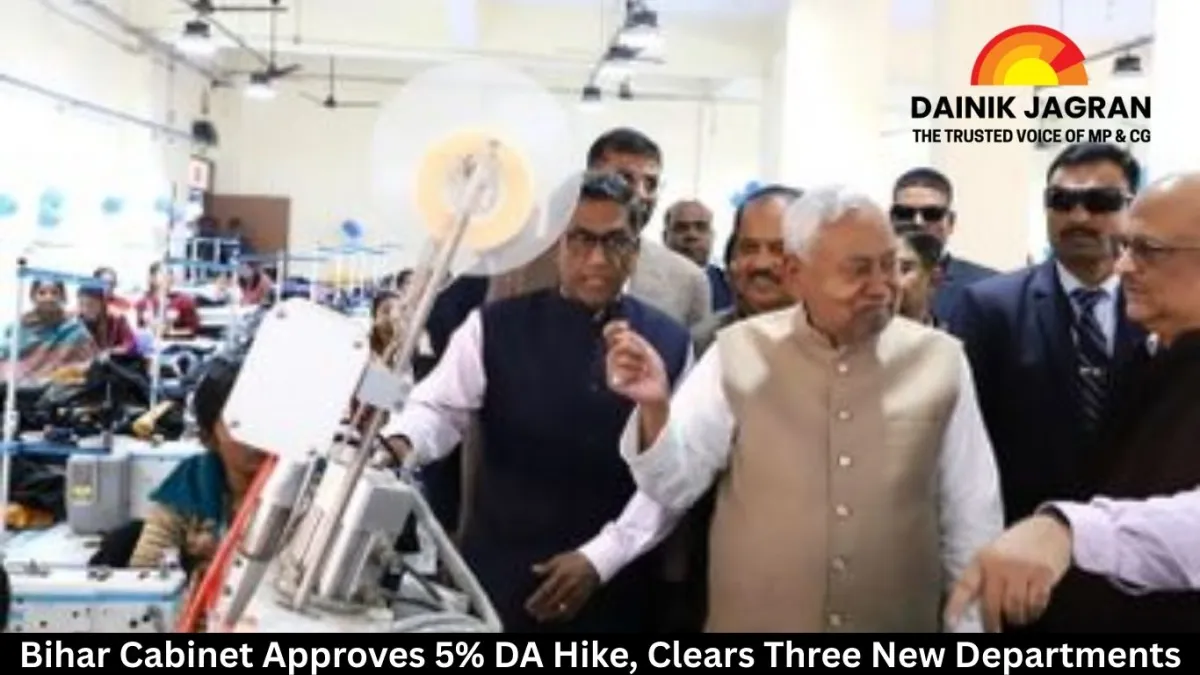 Bihar Cabinet Approves 5% DA Hike, Clears Three New Departments; Martyr ...