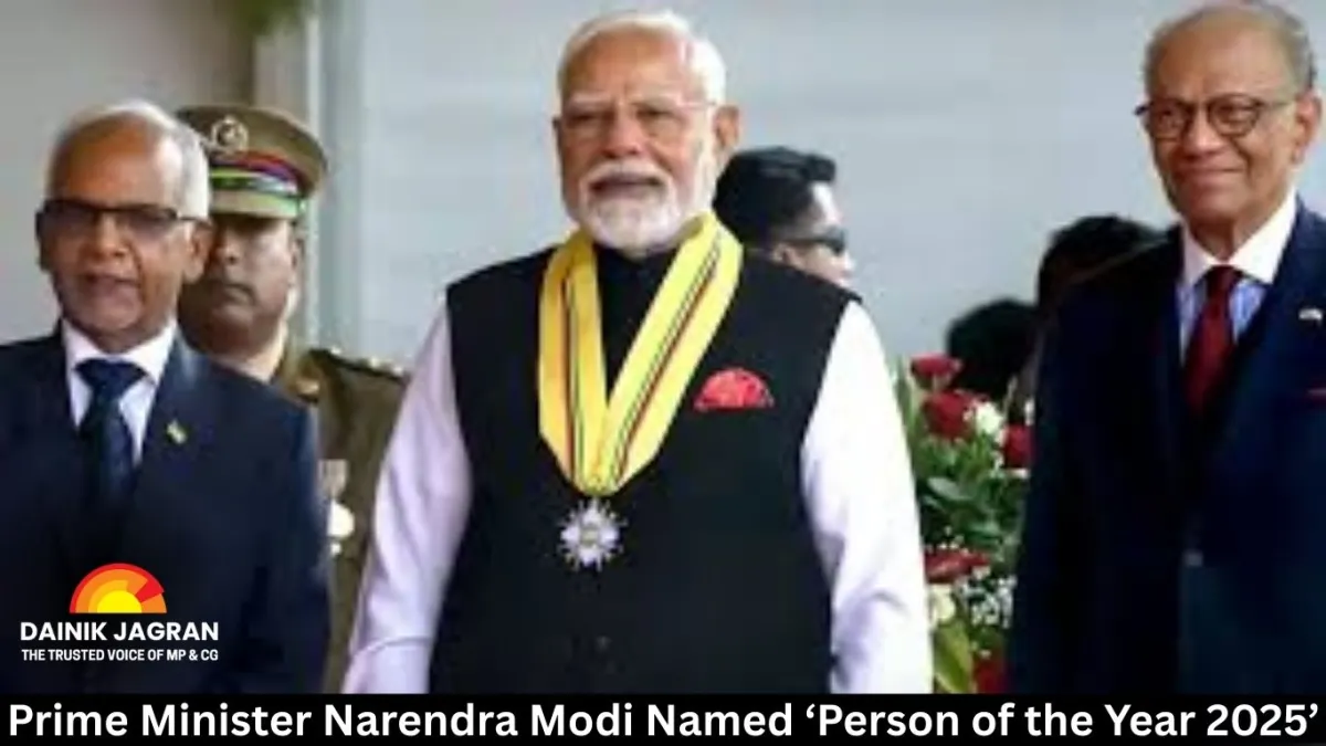 Prime Minister Narendra Modi Named ‘Person of the Year 2025’ - Dainik ...