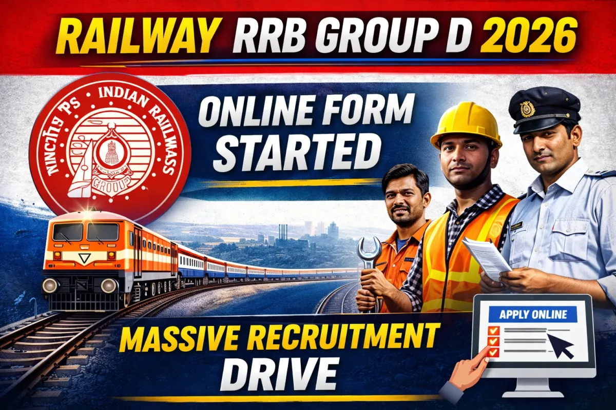 Railway RRB Group D Online Form 2026 Released, Massive Recruitment ...