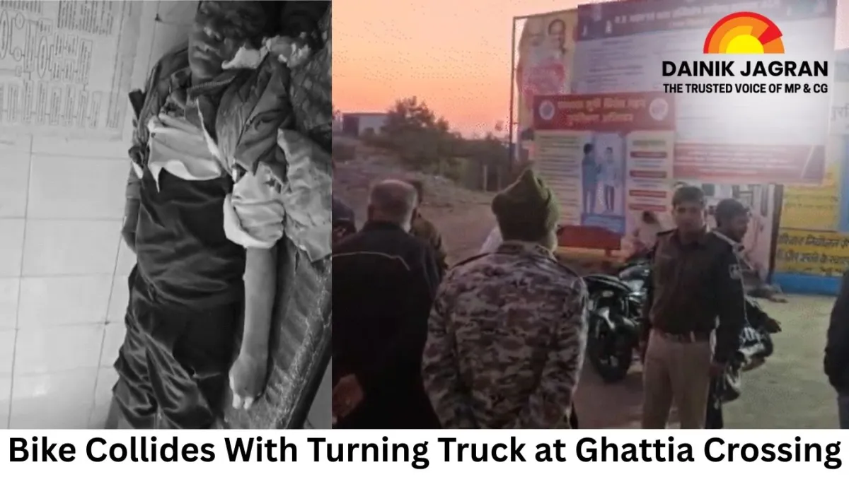 Bike Collides With Turning Truck at Ghattia Crossing; Ujjain Man Dies While Heading to Brother’s ...