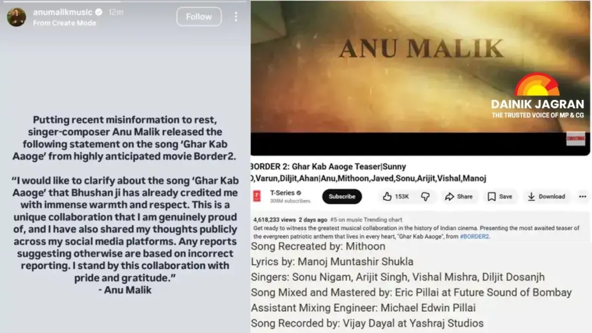 Anu Malik Clarifies ‘Ghar Kab Aaoge’ Credit Row, Dismisses Claims of ...