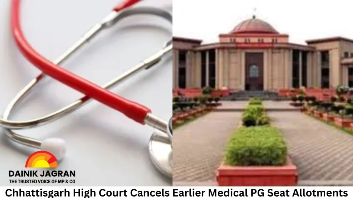 Chhattisgarh High Court Cancels Earlier Medical PG Seat Allotments ...