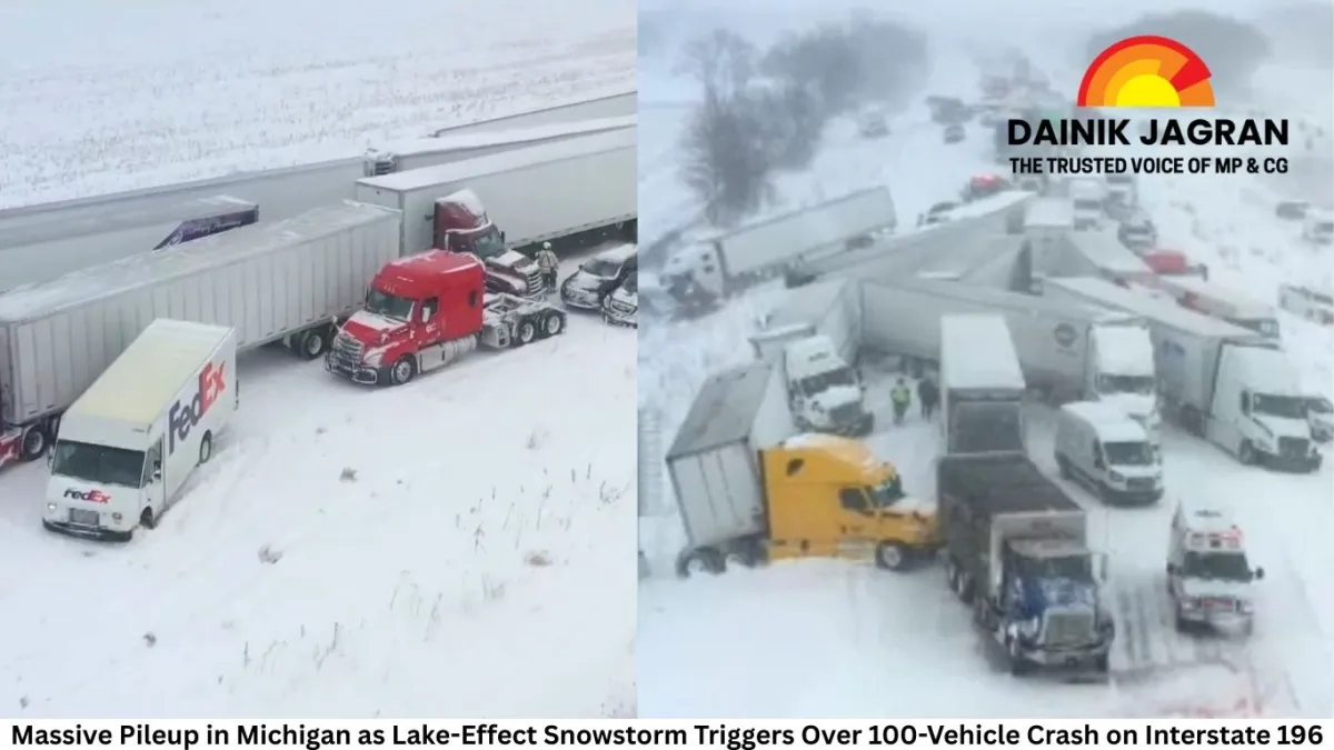 Massive Pileup in Michigan as Lake-Effect Snowstorm Triggers Over 100 ...