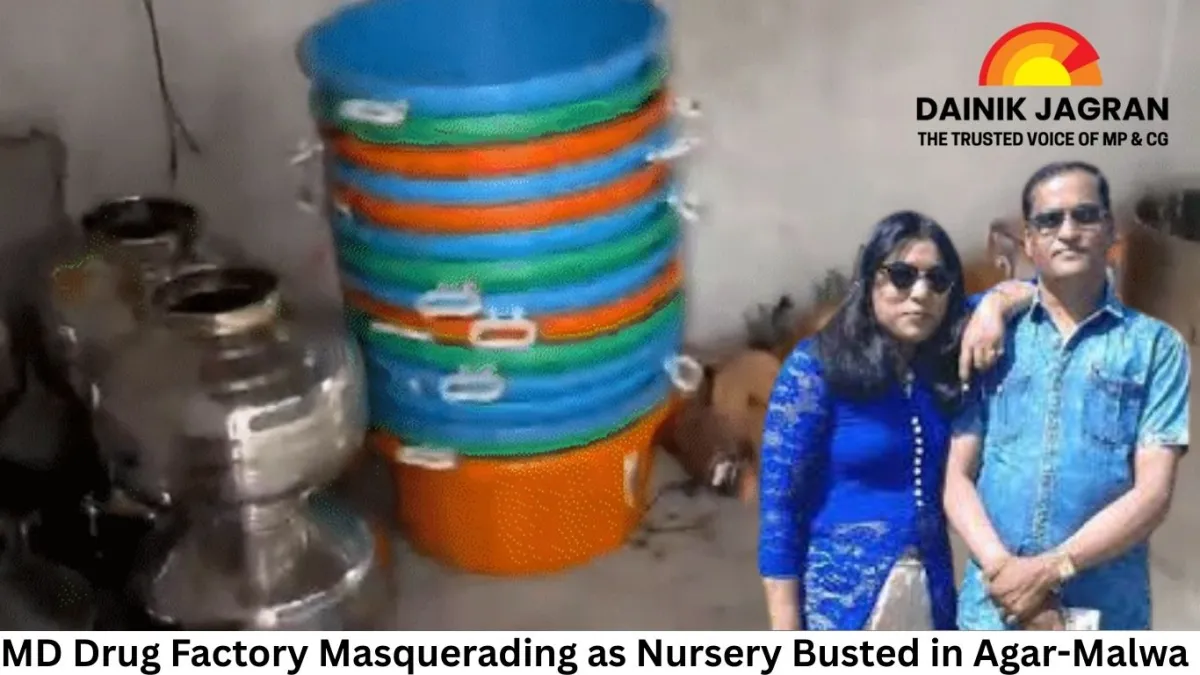 MD Drug Factory Masquerading as Nursery Busted in Agar-Malwa; ₹50 Crore ...