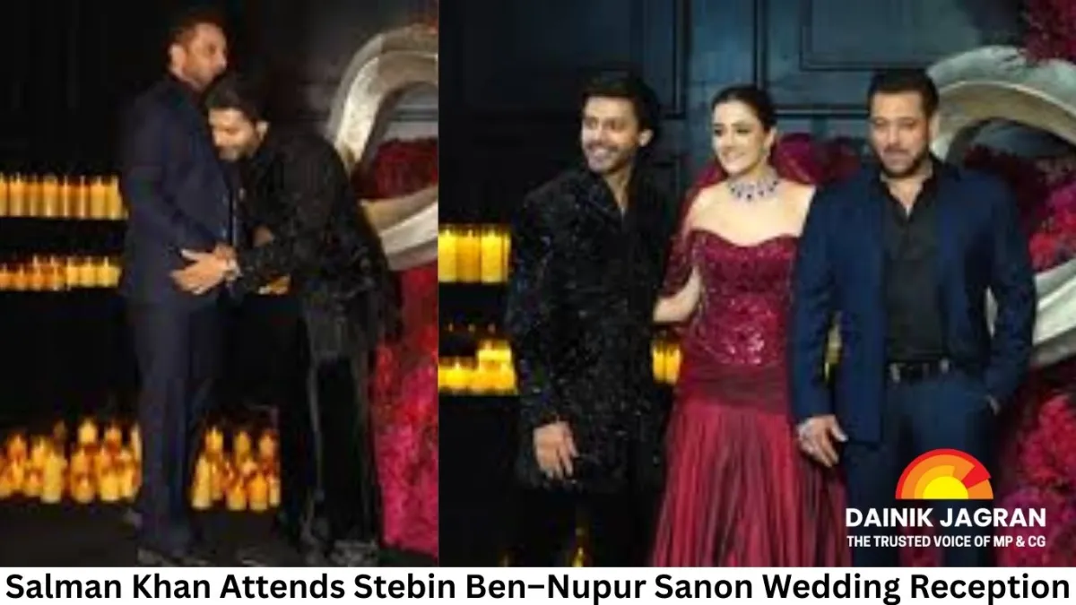 Salman Khan Attends Stebin Ben–Nupur Sanon Wedding Reception, Bollywood ...