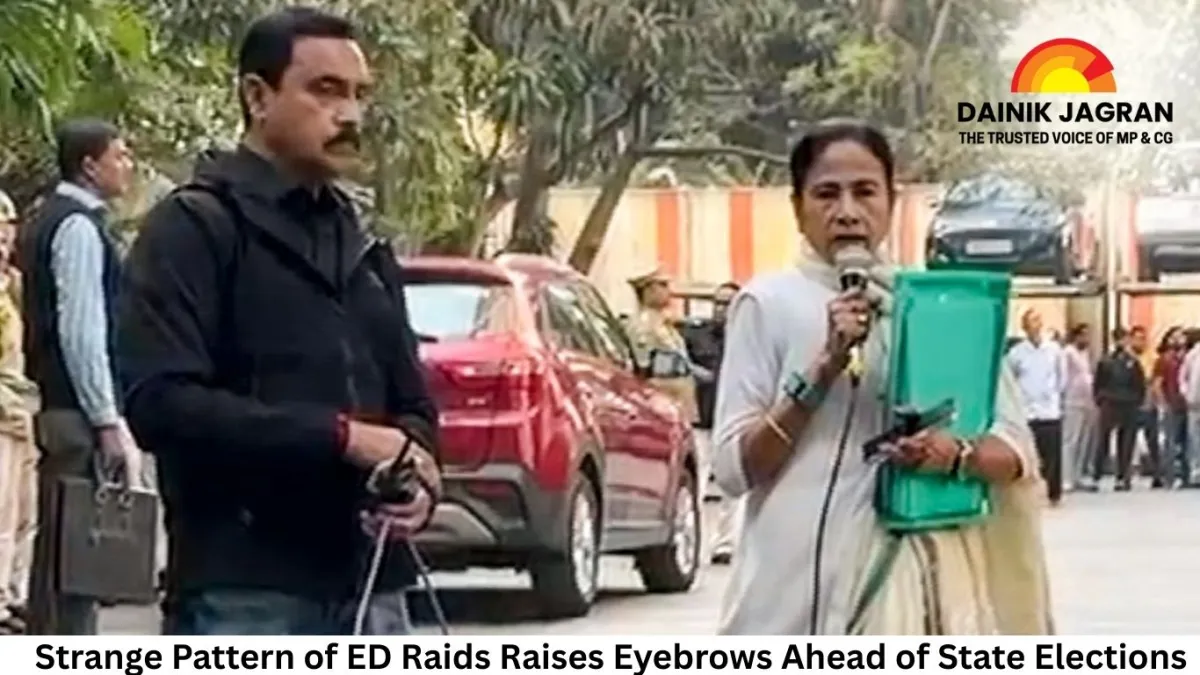 Strange Pattern of ED Raids Raises Eyebrows Ahead of State Elections ...