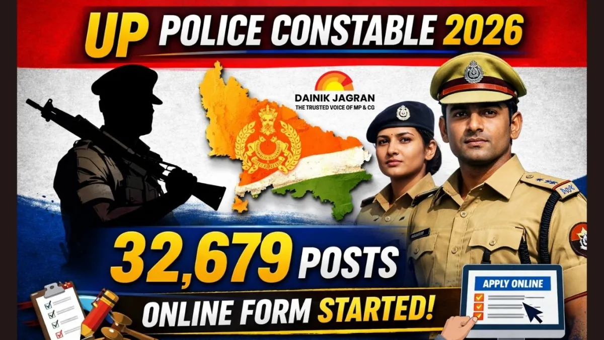 Uttar Pradesh Police Constable Online Form 2026: Recruitment Drive ...