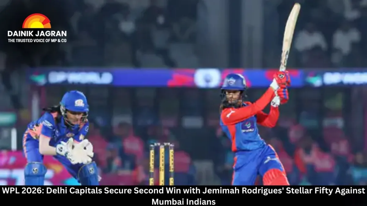 WPL 2026: Delhi Capitals Secure Second Win with Jemimah Rodrigues ...