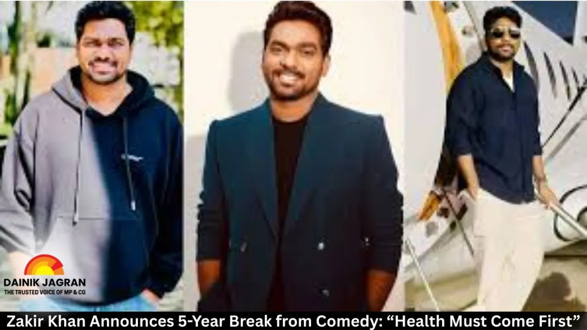 Zakir Khan Announces 5-Year Break from Comedy: “Health Must Come First ...