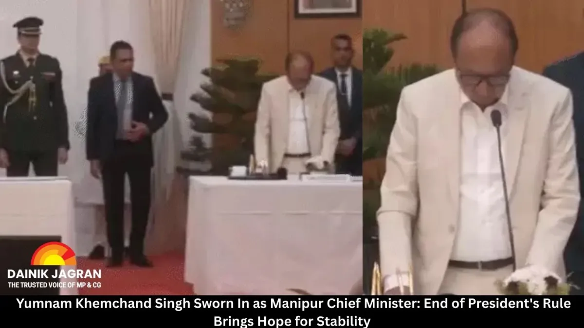 Yumnam Khemchand Singh Sworn In as Manipur Chief Minister: End of ...