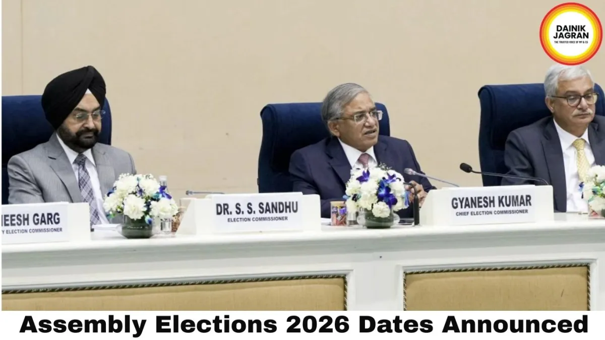 Assembly Elections 2026 Dates Announced: Assam, Kerala & Puducherry on ...