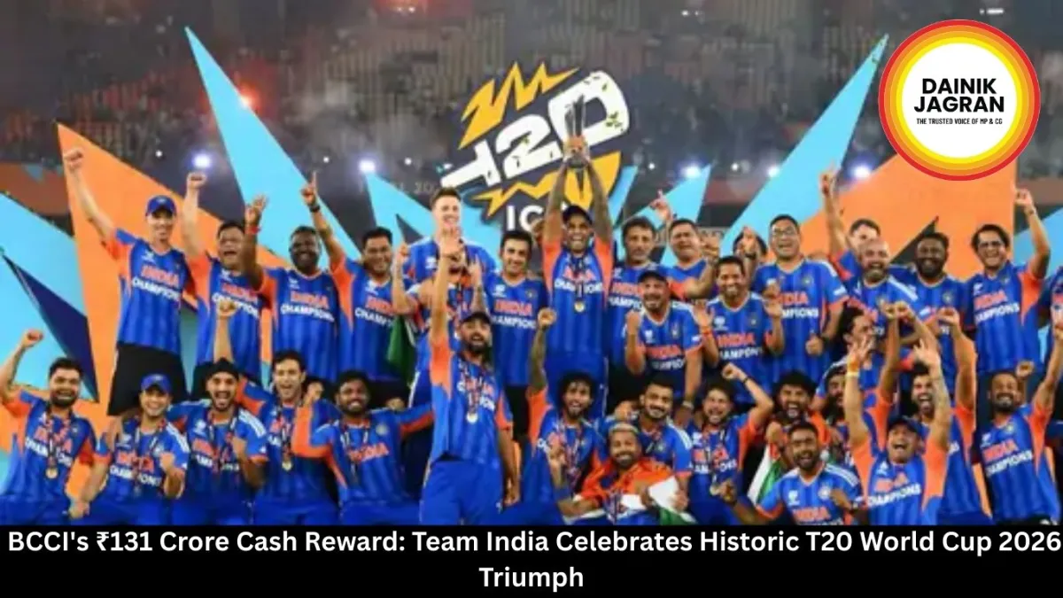 BCCI's ₹131 Crore Cash Reward: Team India Celebrates Historic T20 World ...