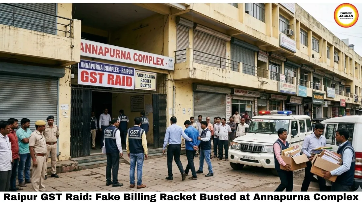 Raipur GST Raid: Fake Billing Racket Busted at Annapurna Complex, Laxmi ...