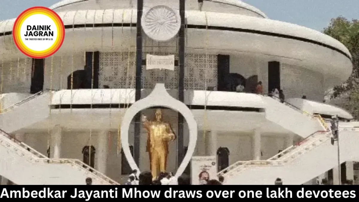 Ambedkar Jayanti Mhow draws over one lakh devotees - Dainik Jagran English
