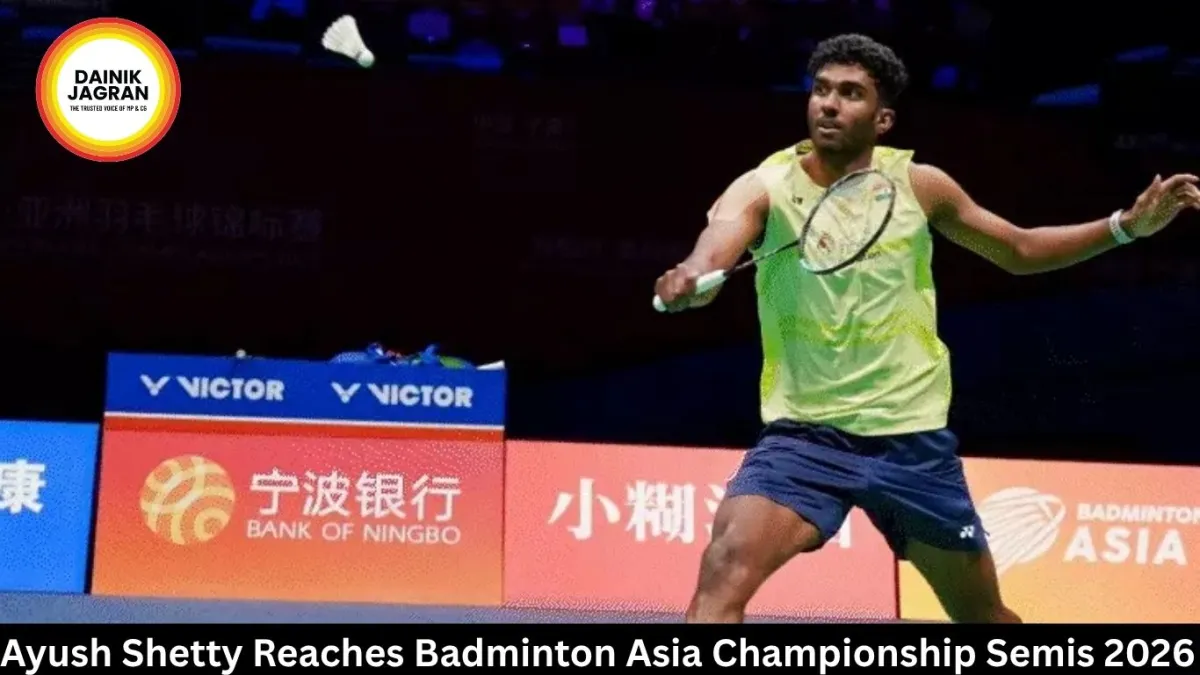 Ayush Shetty Reaches Badminton Asia Championship Semis 2026 - Dainik ...