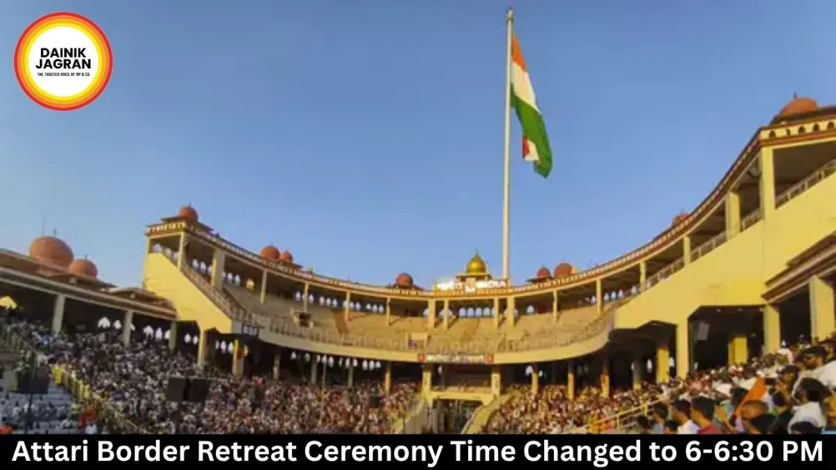 Attari Border Retreat Ceremony Time Changed to 6-6:30 PM - Dainik ...
