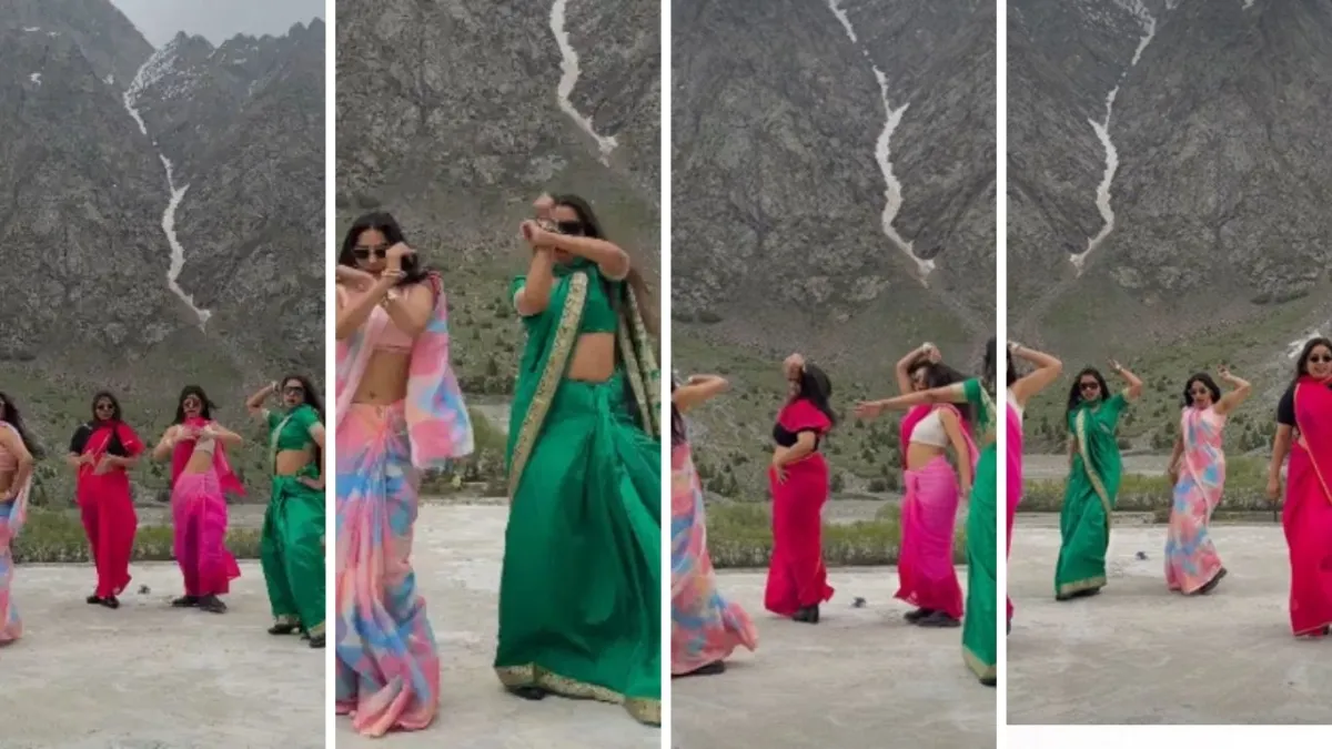 Women Dancing in Sarees Amid Mountains Go Viral, Stunning Performance ...