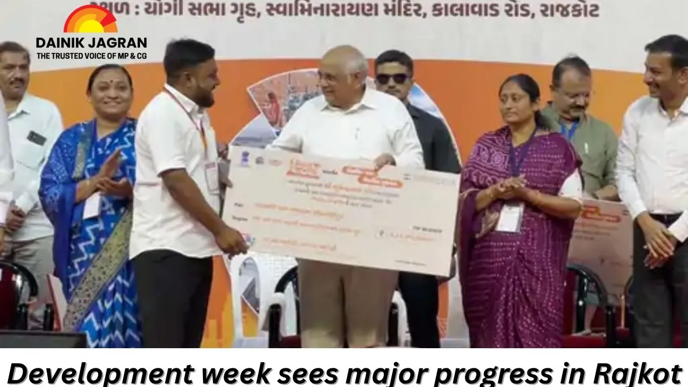 Major Progress in Rajkot During Development Week - Dainik Jagran English