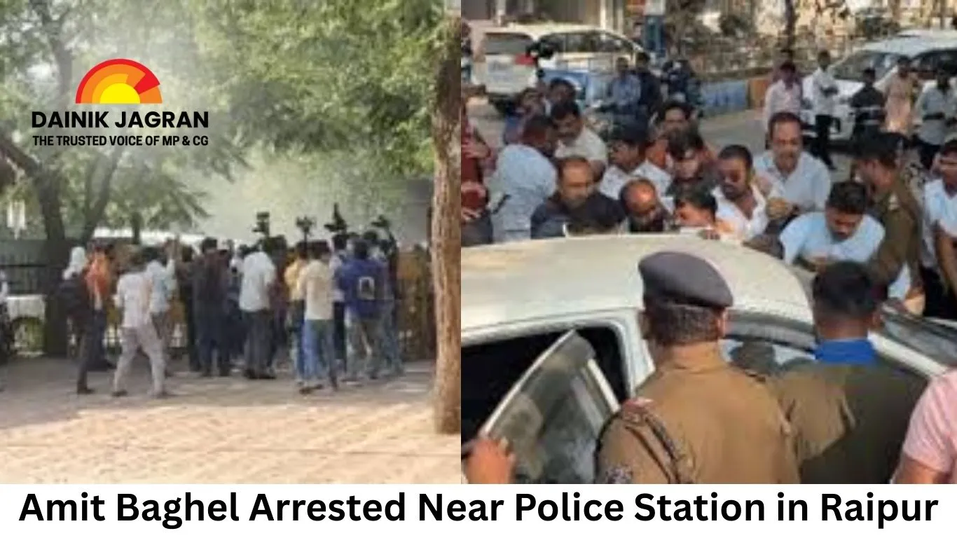 Amit Baghel Arrested Near Police Station in Raipur; Supporters Block GE ...
