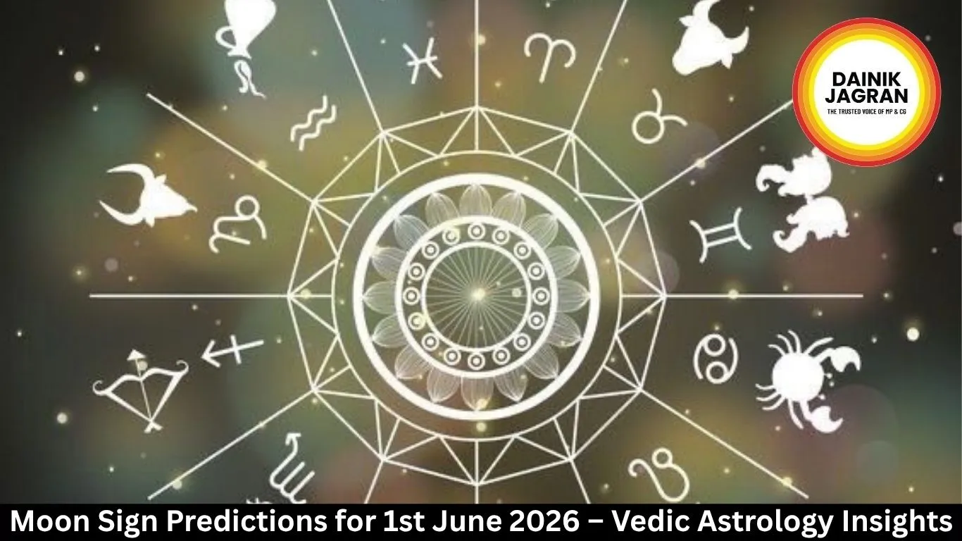 Moon Sign Predictions 1 June 2026 – Vedic Astrology for Indian Natives ...