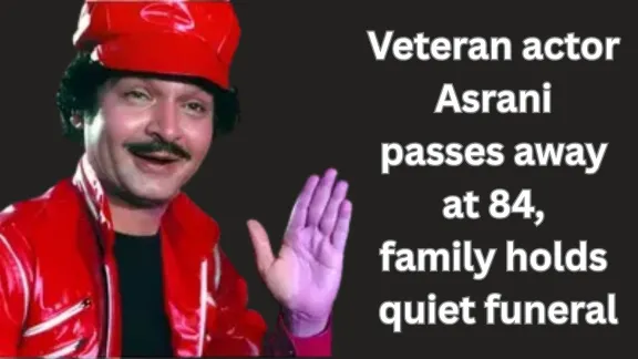 Veteran actor Asrani passes away at 84, family performs quiet last ...