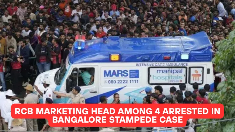 "RCB Marketing Head Among 4 Arrested in Bangalore Stampede Case ...