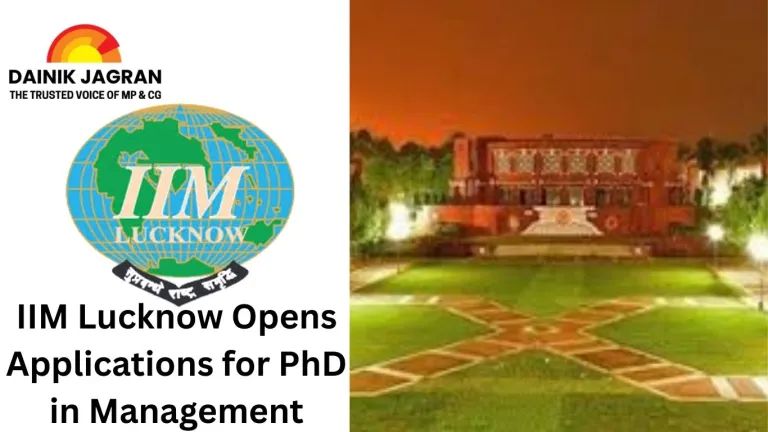 IIM Lucknow Opens Applications for PhD in Management for 2026 Batch ...