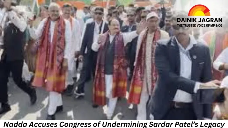 Nadda Accuses Congress of Undermining Sardar Patel’s Legacy: Security ...