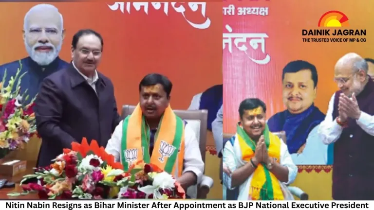 Nitin Nabin Resigns as Bihar Minister After Appointment as BJP National ...
