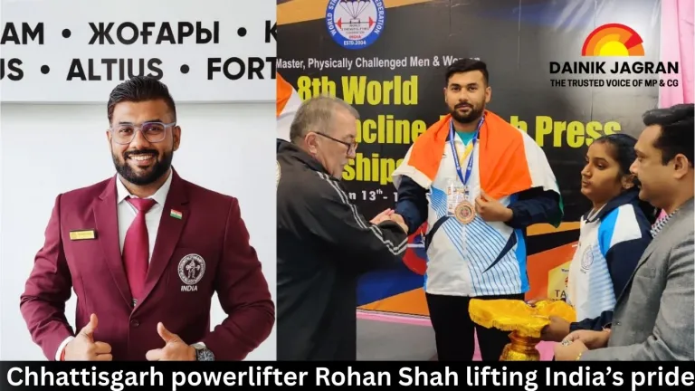 Chhattisgarh powerlifter Rohan Shah lifting India’s pride - Dainik ...