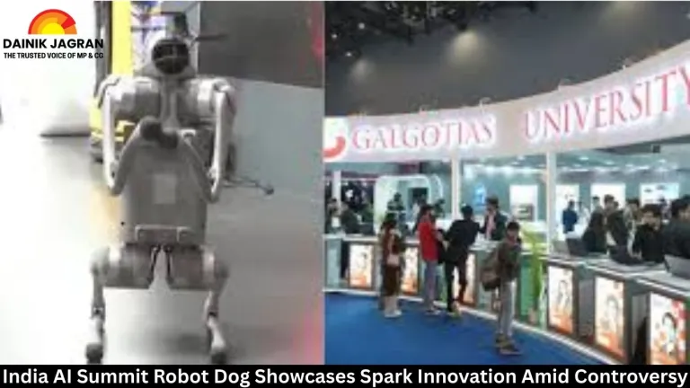 India AI Summit Robot Dog Showcases Spark Innovation Amid Controversy ...