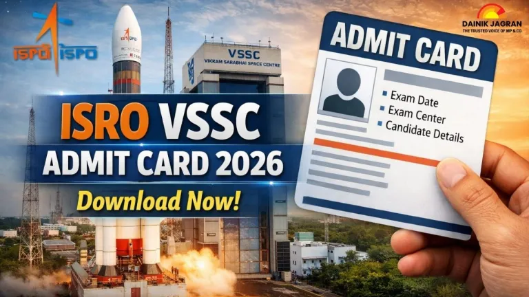 ISRO VSSC Various Posts Admit Card 2026 Released; Candidates Can ...