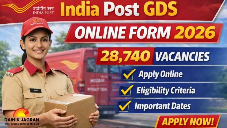 India Post GDS Online Form 2026 Released – Apply for 28,740 Gramin Dak ...