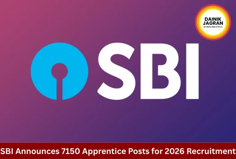 SBI Announces 7150 Apprentice Vacancies for 2026 Across India - Dainik ...