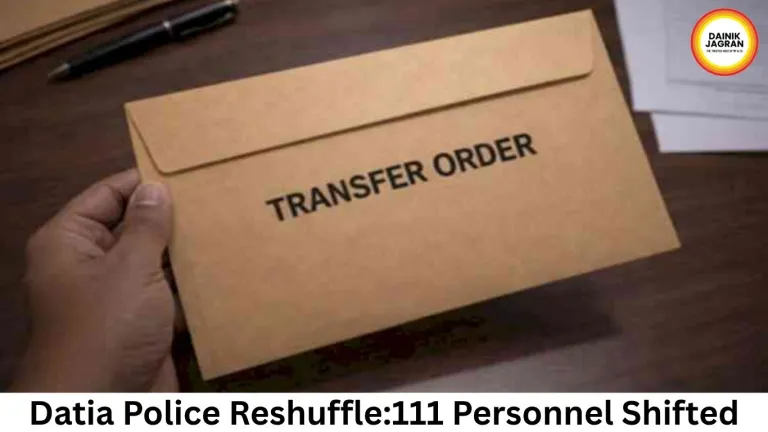 Datia Police Reshuffle: ASP Shivhare Transferred to Bhopal, 111 ...
