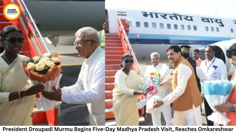 President Droupadi Murmu Begins Five-Day Madhya Pradesh Visit, Reaches ...