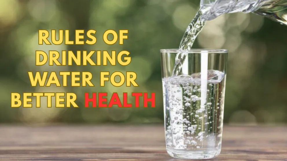 Rules of Drinking Water for Better Health - Dainik Jagran English