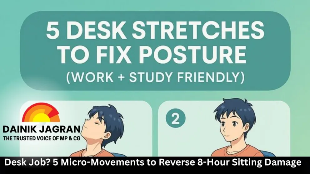 Desk Job? 5 Micro-Movements to Reverse 8-Hour Sitting Damage - Dainik ...