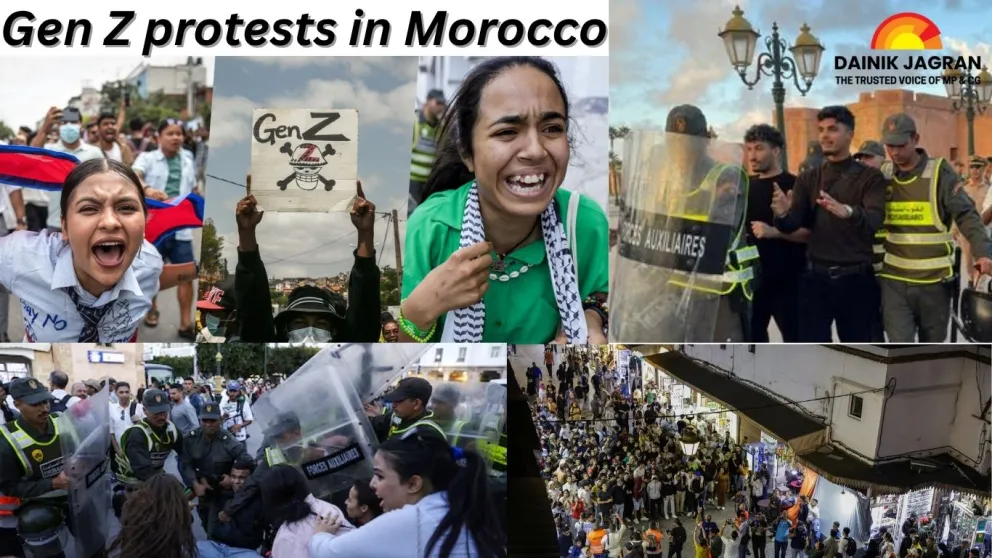Gen Z protests in Morocco: 3 killed, 1,000 arrested - Dainik Jagran English