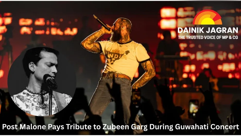 Post Malone Pays Tribute to Zubeen Garg During Guwahati Concert; Fans ...