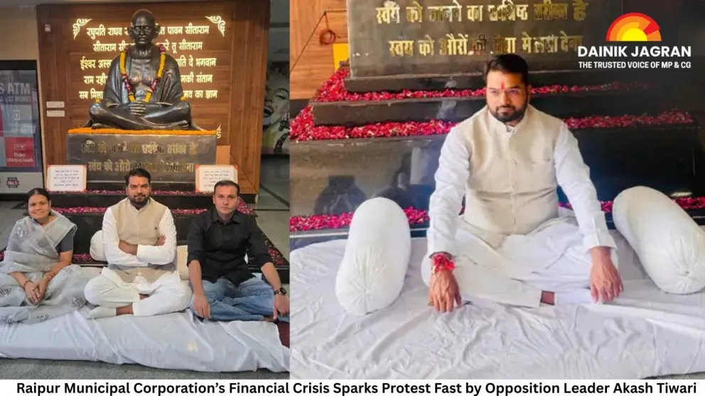 Raipur Municipal Corporation’s Financial Crisis Sparks Protest Fast by ...