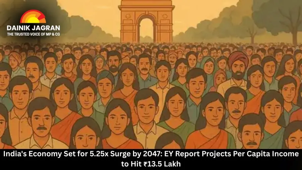 India's Economy Set for 5.25x Surge by 2047: EY Report Projects Per ...