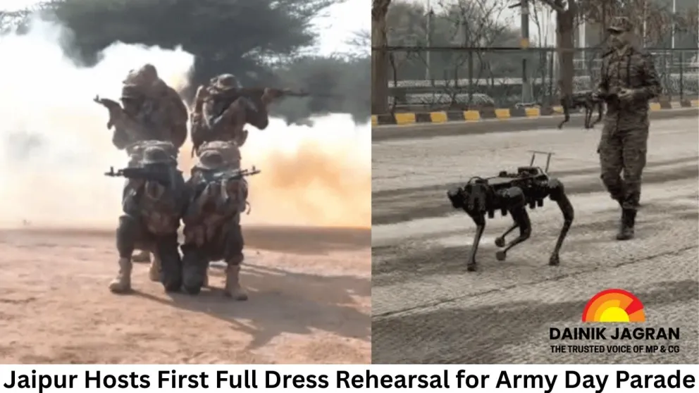 Jaipur Hosts First Full Dress Rehearsal for Army Day Parade; Traffic ...
