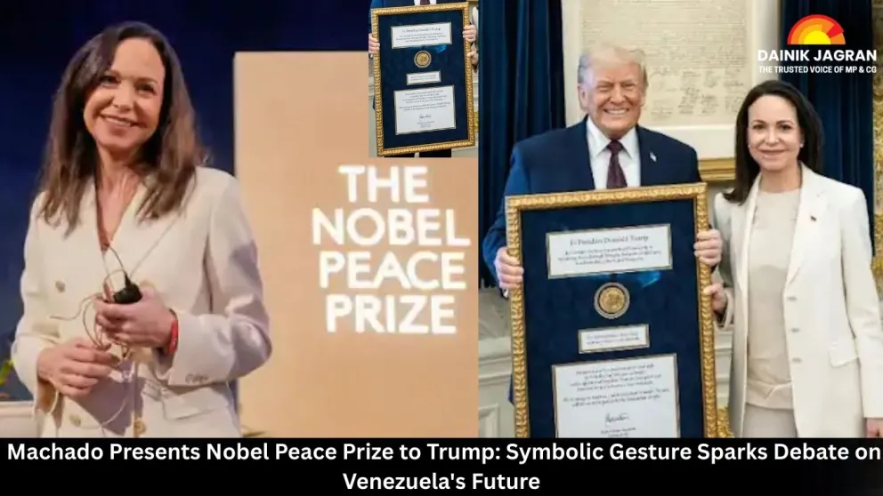 Machado Presents Nobel Peace Prize to Trump: Symbolic Gesture Sparks ...
