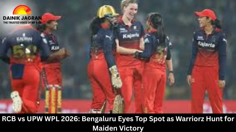 RCB vs UPW WPL 2026: Bengaluru Eyes Top Spot as Warriorz Hunt for ...